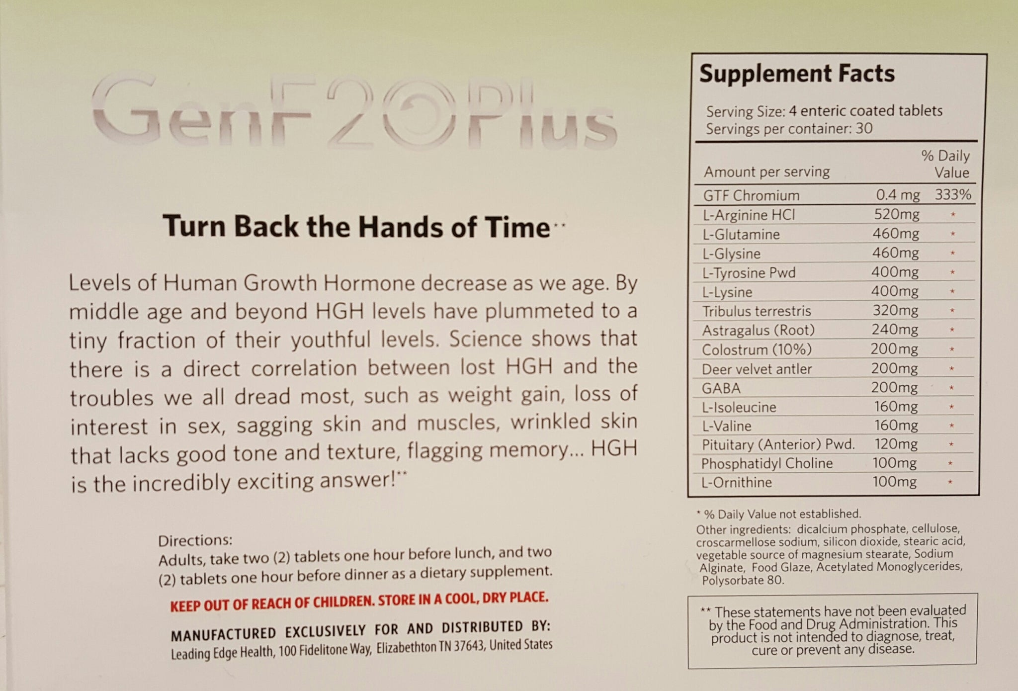 GenF20 Plus The #1 IGF1 Anti Aging Treatment – Prime Time Health
