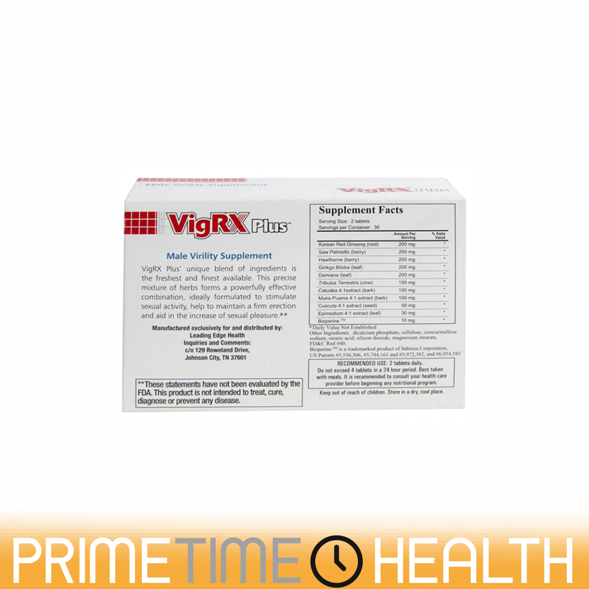 VigRX Plus: Leader in Male Libido Boosting 60 Tablets – Prime Time Health