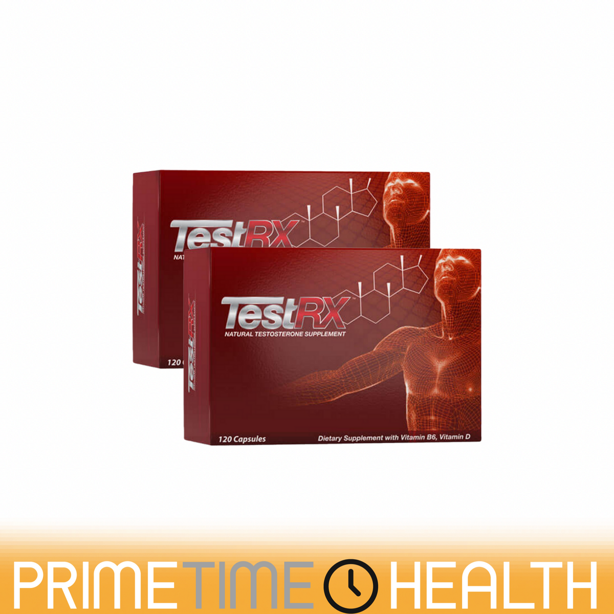 TestRX All-Natural Testosterone Booster Dietary Supplement by Leading ...