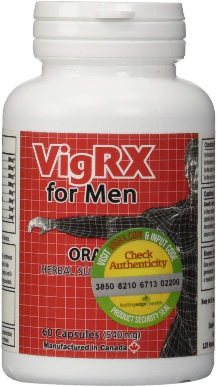 VigRX Bottle 60 Capsules Authorized Reseller Male Performance Enlargem ...