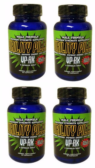 Virility Pills VP-RX Male Enhancement Enlargement Bigger VPRX 4 Month ...